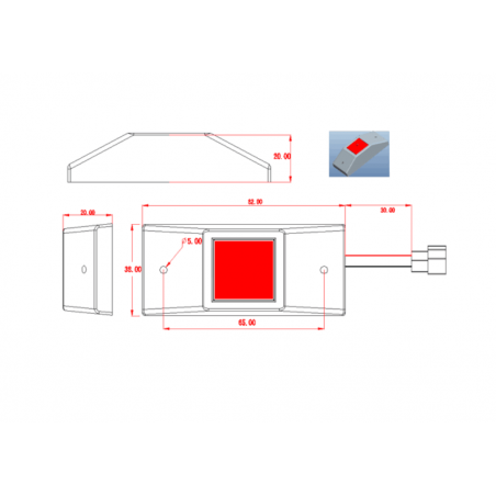 DAHUA RC978- Botón de Pánico para DVR Móvil/