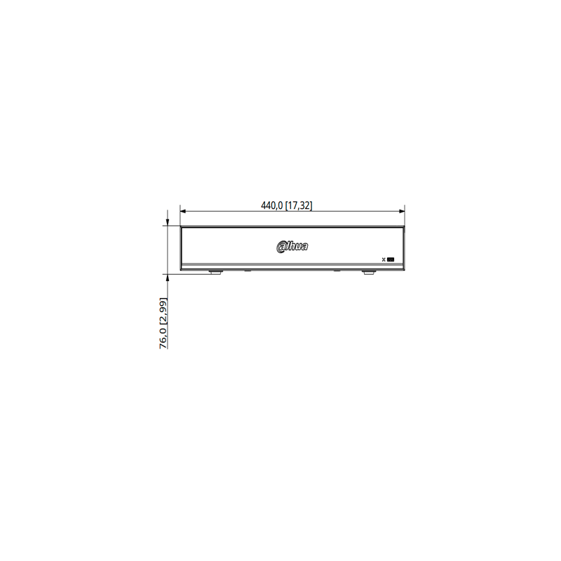 DAHUA DHI-NVR5432-EI / NVR de 32 Canales IP 4K / WizSense / Smart H.265+ / Rendimiento 384 Mbps