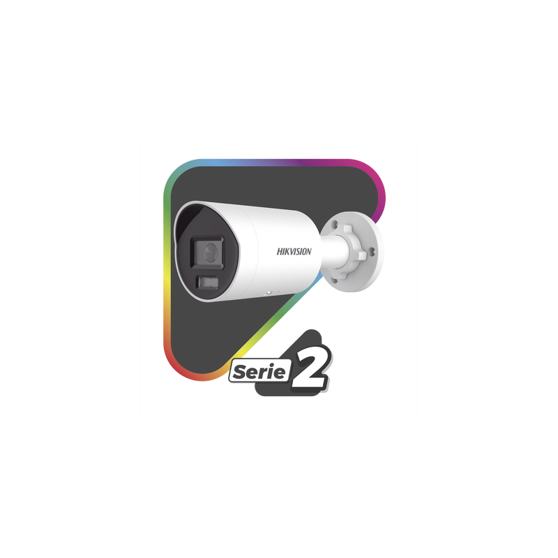 HIKVISION DS-2CD2087G2H-LIU - [Dual Light + ColorVu] Bala IP 8 Megapixel (4K) / Lente 2.8 mm ...