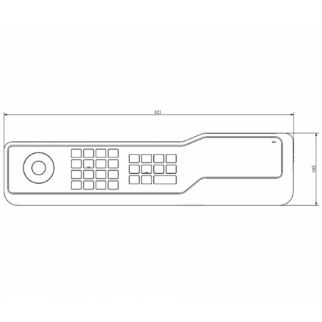 DAHUA NKB5000-F - DAHUA NKB5000-F - Teclado Controlador con Joystick ...