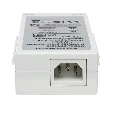 DAHUA PFT1200 - Inyector PoE Gigabit / 802.3af / AT / HI PoE ...