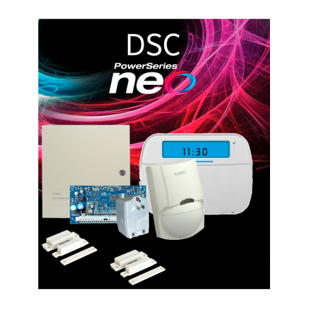 DSC NEO-ICON-SB - Paquete SERIE NEO con panel HS2032 de 8 zonas ...